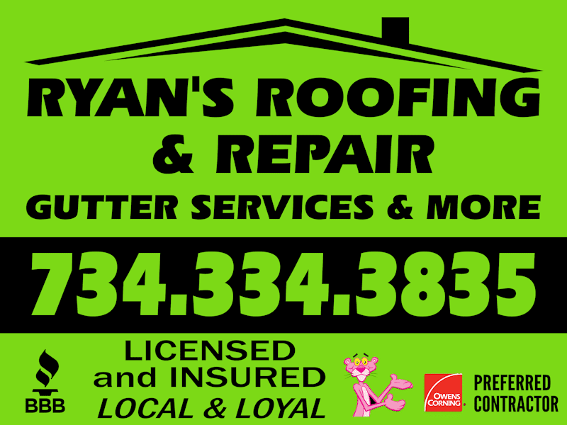 Ryan's Roofing & Repair Serves Southeast MI & Northwest OH